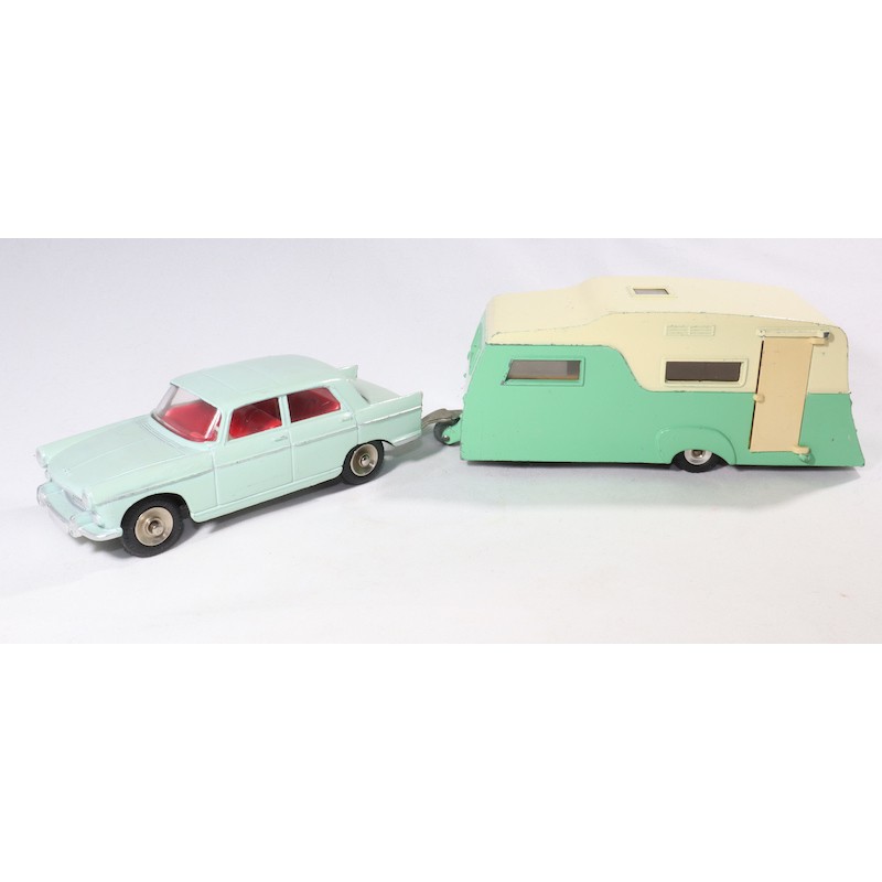 Dinky Toys 188 Four-Berth Caravan Groen